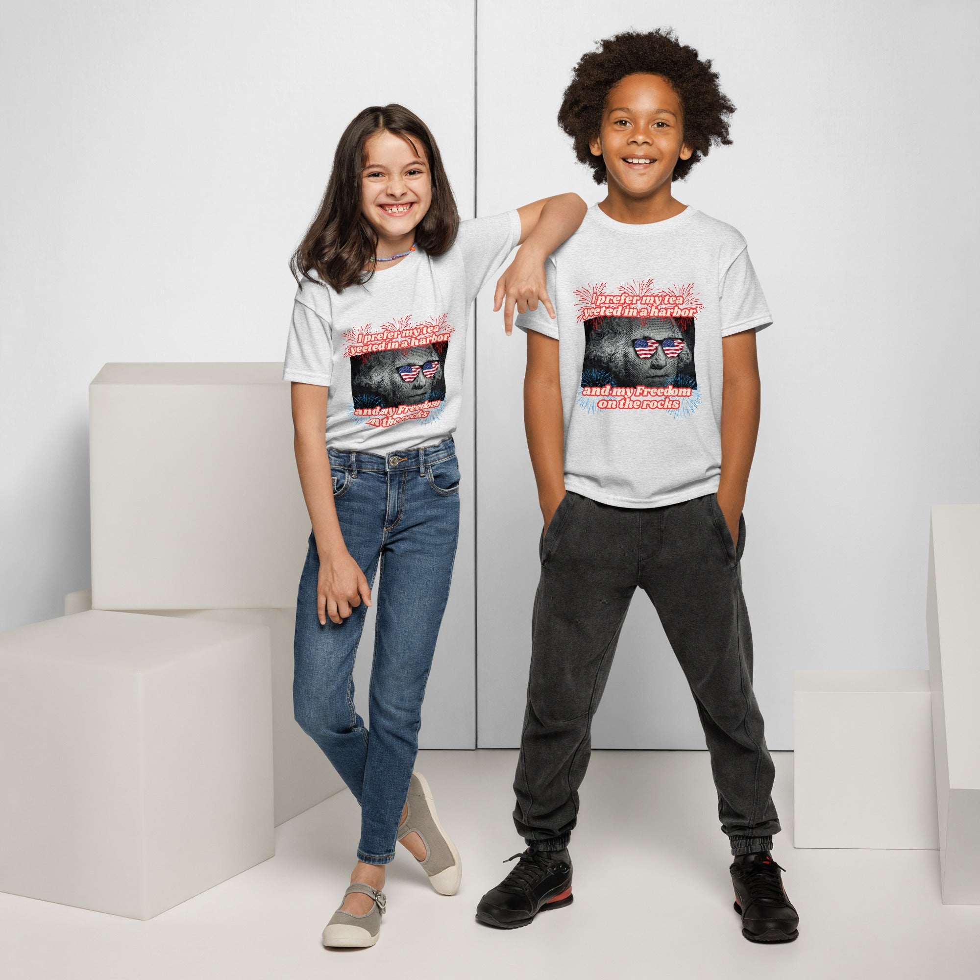 Yeet Tea Youth T-Shirt: Kid Chaos in Every Throw! – Funkin' Funny
